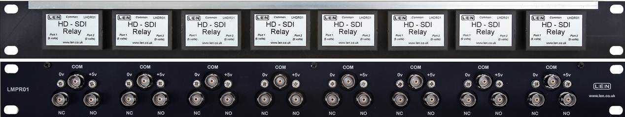 1U Rack Frame for mounting up to 8 off Relays : LEN Filter & Network ...